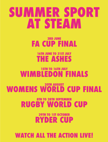 Steam Bristol | Beer Hall, Alfresco Terrace, Bottomless Brunch, Party ...